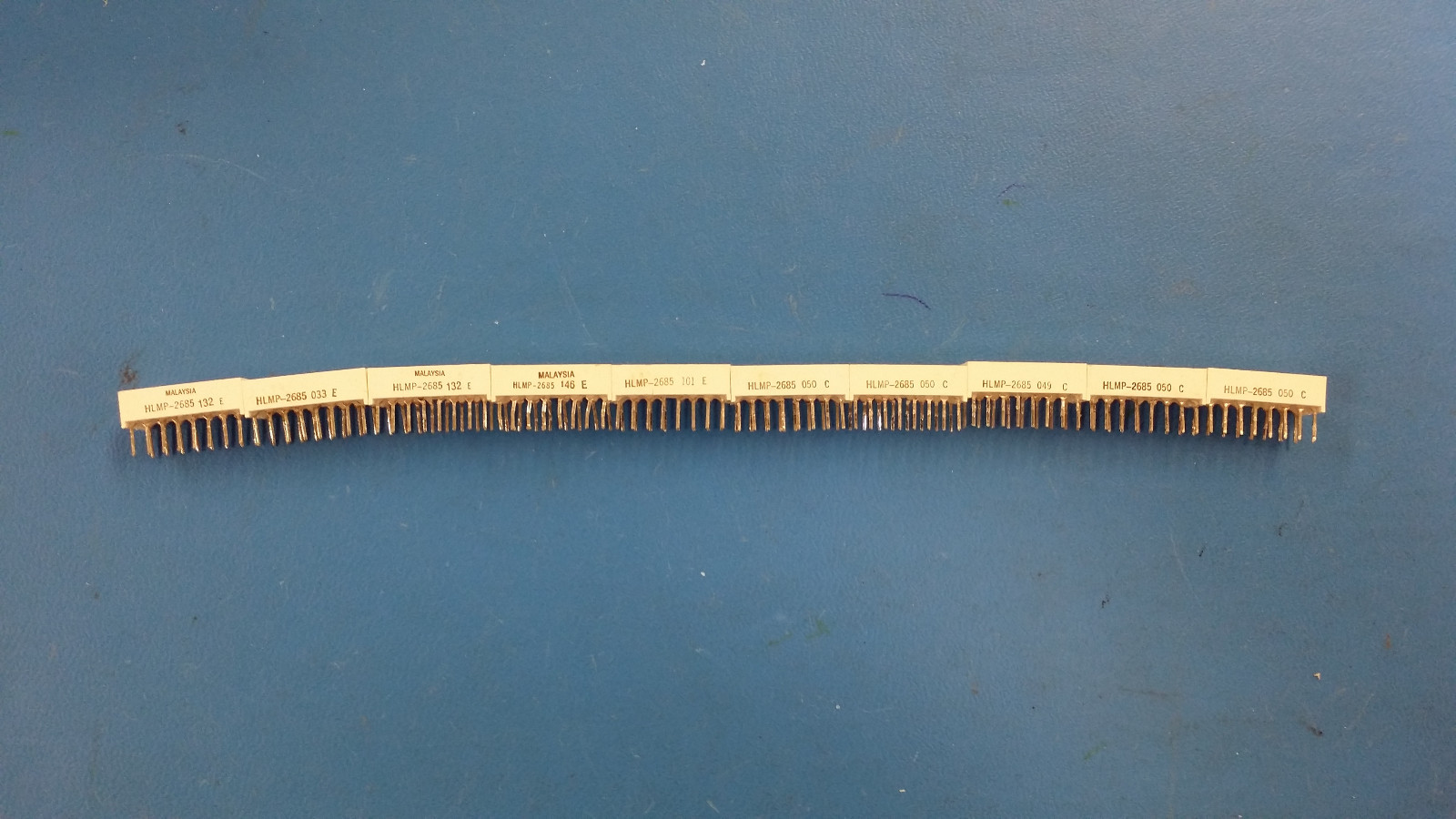 (10 PCS) HLMP-2685 HP LED Uni-Color Red 635nm 16-Pin DIP | eBay