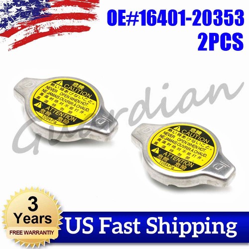 2PCS 108kpa Radiator Cap For Toyota Lexus Camry RAV4 RX350 RX450H 16401 ...