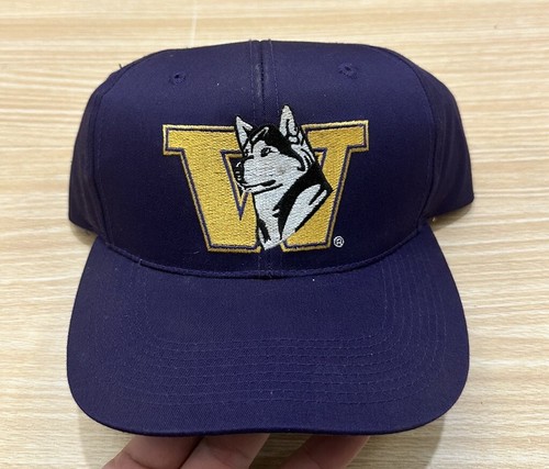 Vintage UW Huskies Sport Specialties Plain Logo Twill Snapback Hat | eBay