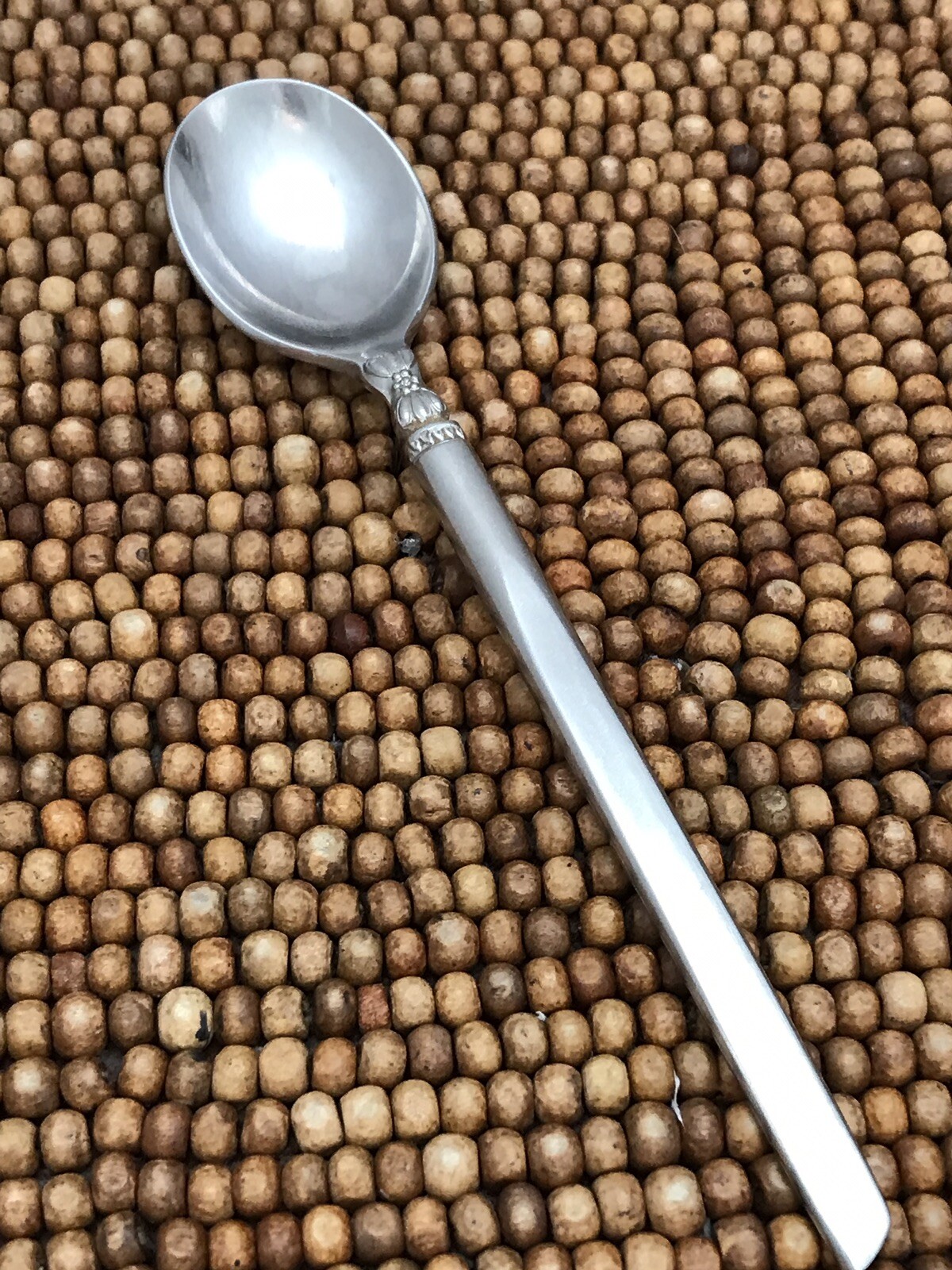 Everbrite Premier PERFECTION Floral Slant Tip Stainless Satin TEASPOON ...