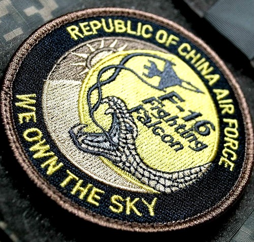 F-16 FIGHTING FALCON SWIRL CHINESE AIR FORCE RoCAF中華民國空軍 PATCH: We Own ...
