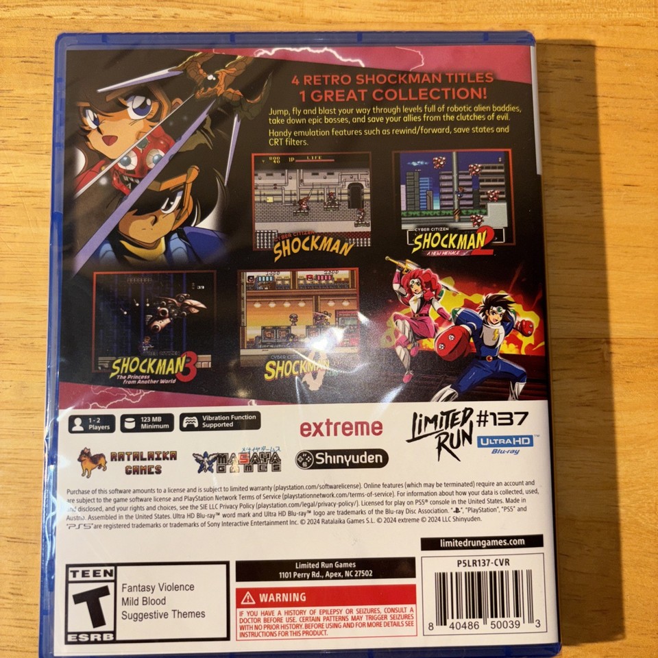 CYBER CITIZEN SHOCKMAN COLLECTION LIMITED RUN GAMES PS5 IN HAND READY ...