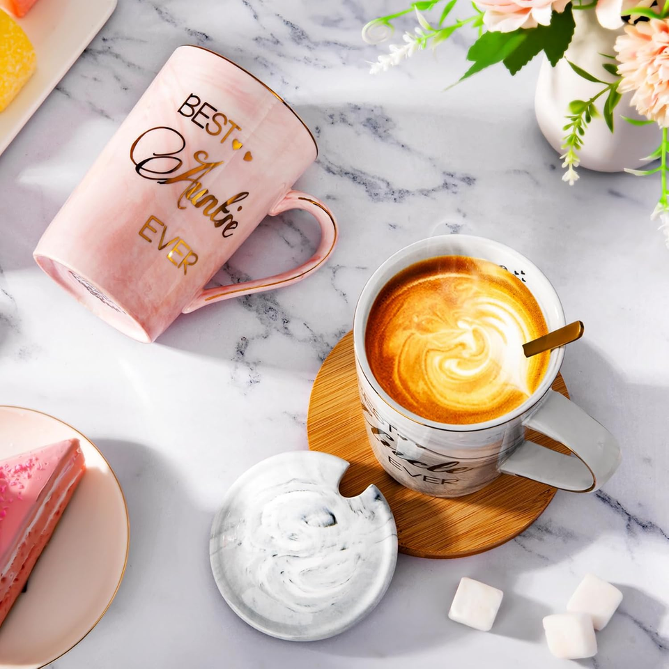 Best Aunt Uncle Ever Coffee Mug, Auntie Cup Uncle Mug, Christmas ...