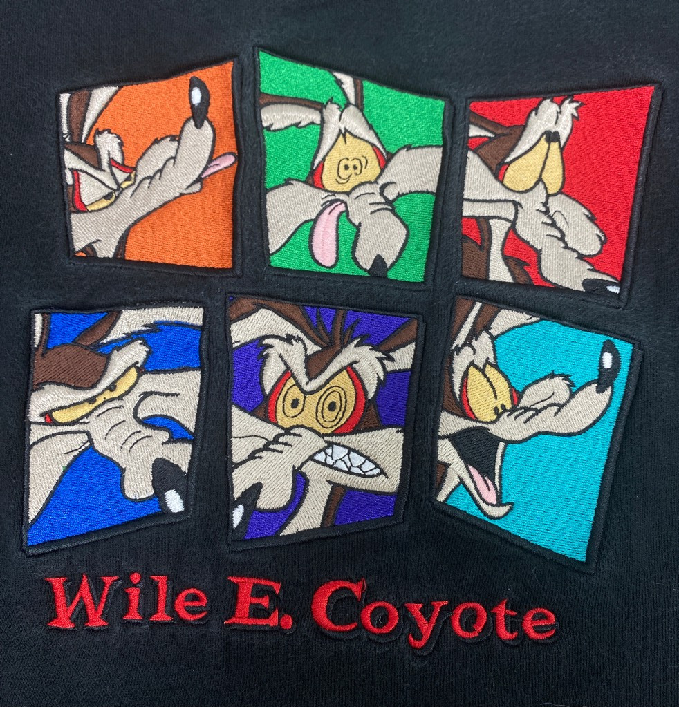 1990 Vintage XL Wile E. Coyote Warner Bros Studio Sto… - Gem