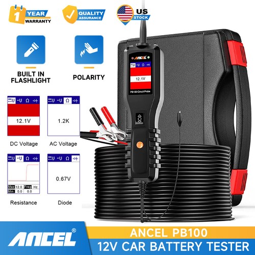 Car Truck Circuit Electrical Tester 12v&24v Power AVOmeter Test ...