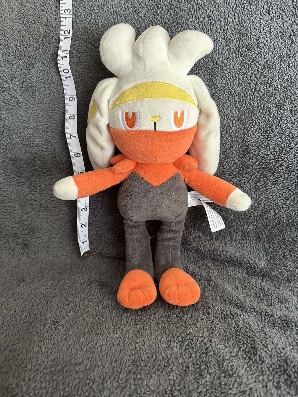 Pokémon Raboot 12" Plush - Officially Licensed Bunny Stuffed Animal Toy ...