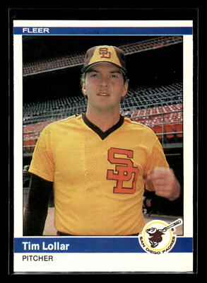 1984 Fleer Baseball #305 Tim Lollar Set Break Mint+ San Diego Padres | eBay