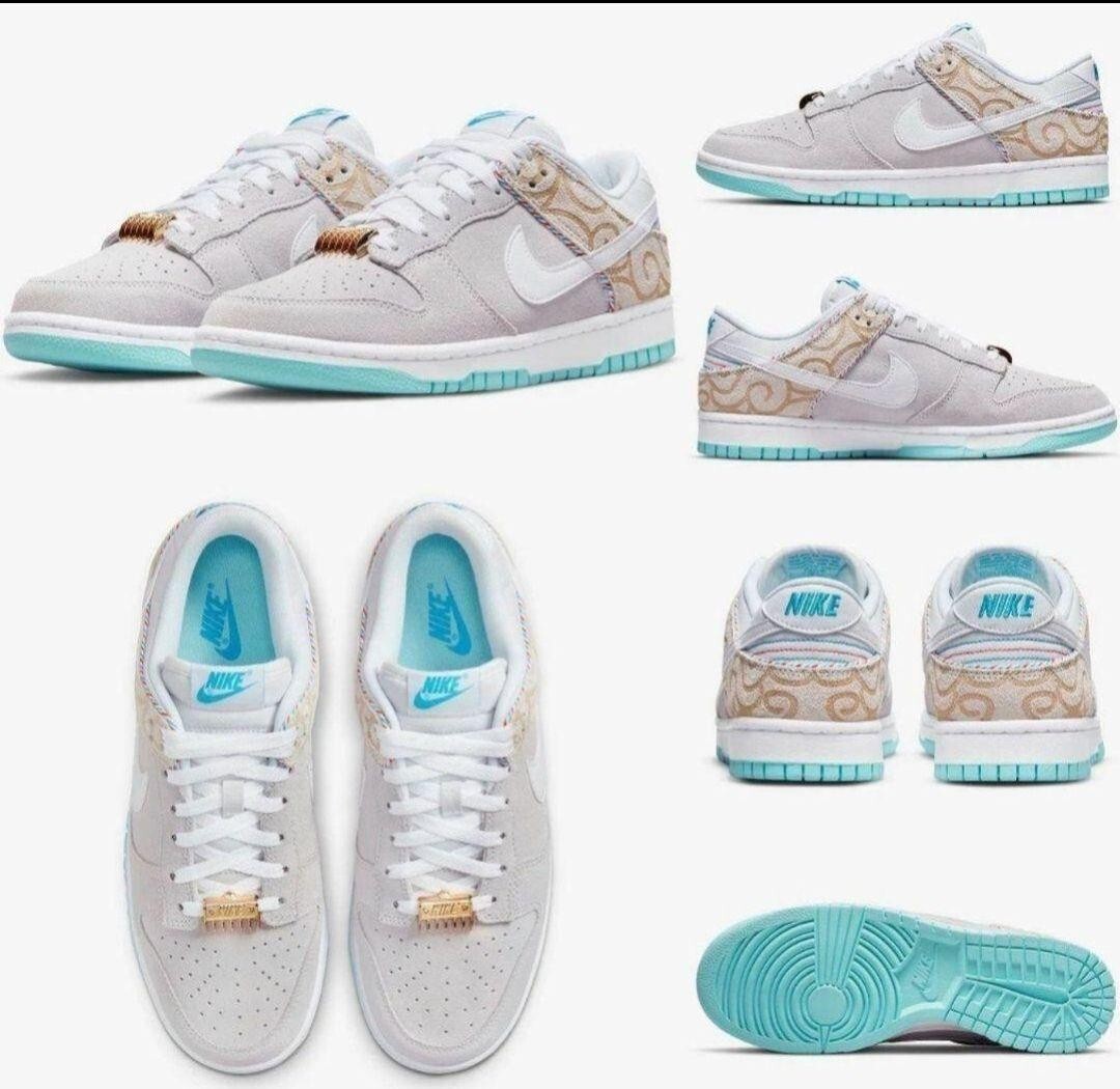 Nike Dunk Low Barber Shop Color Grey Us8.5 Mens Shoes… - Gem