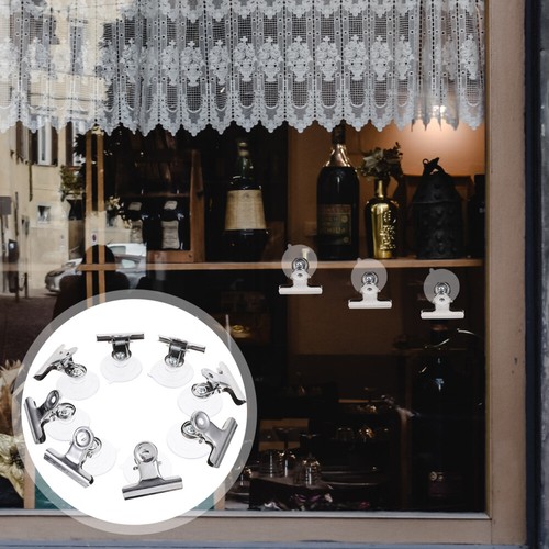 8 Pcs Suction Cup Clip Heavy Duty down Wall Clips Shower Curtain | eBay