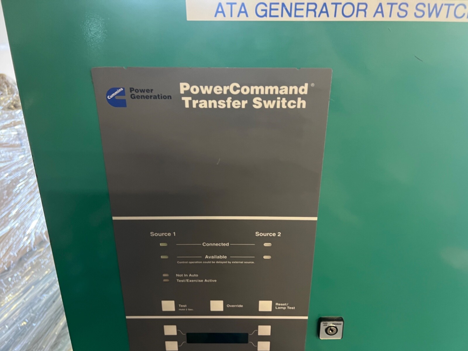 600 Amp Cummins Onan PowerCommand AutomaticTransfer Switch ATS 0TPCC ...