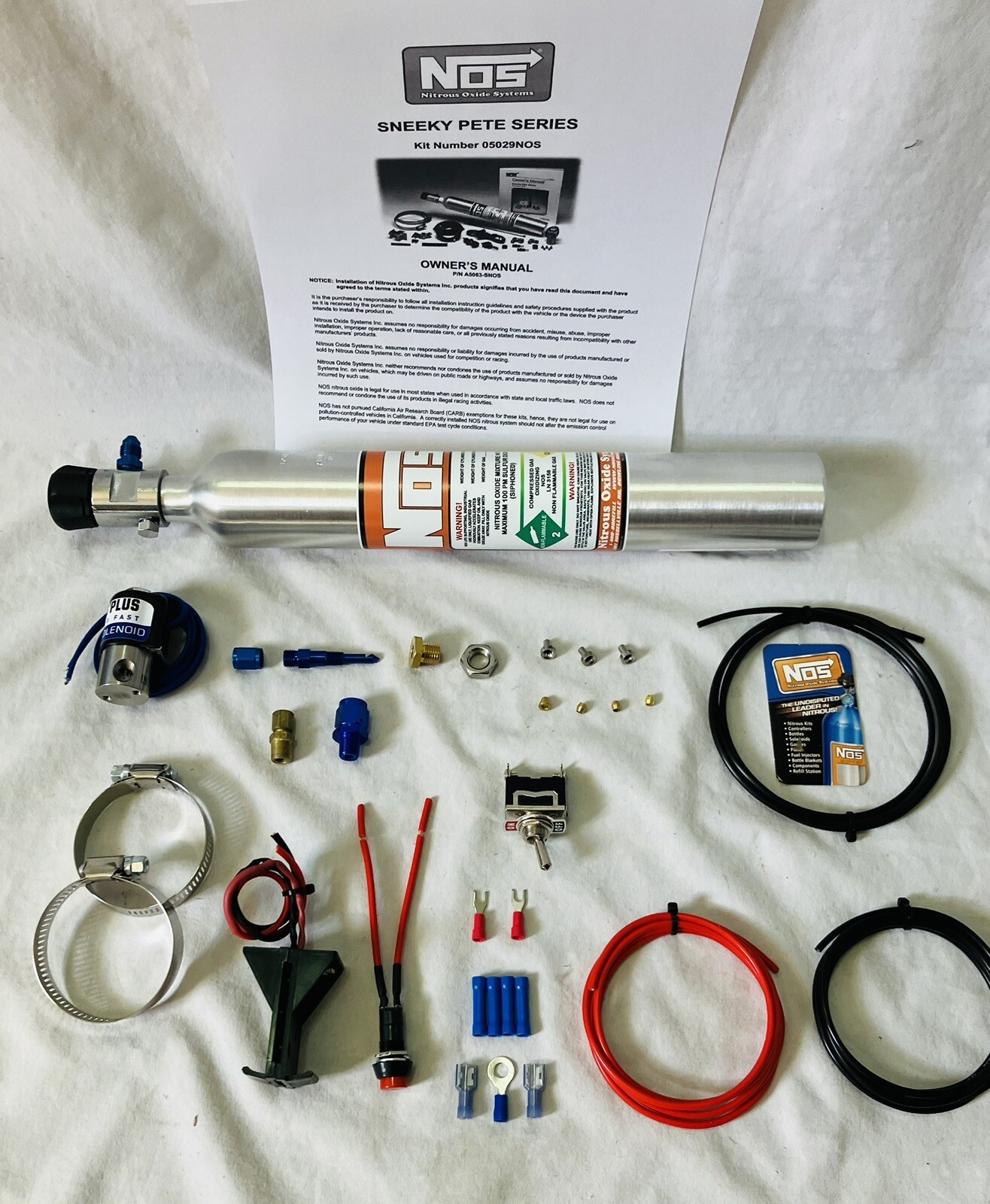 NOS Sneeky Pete Hidden Nitrous Kit NEW With 10 oz. Bottle 20-30HP. | eBay