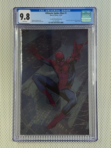 Ultimate Spider-Man #1 2024 Marvel Marco Checchetto Foil NYCC Variant ...