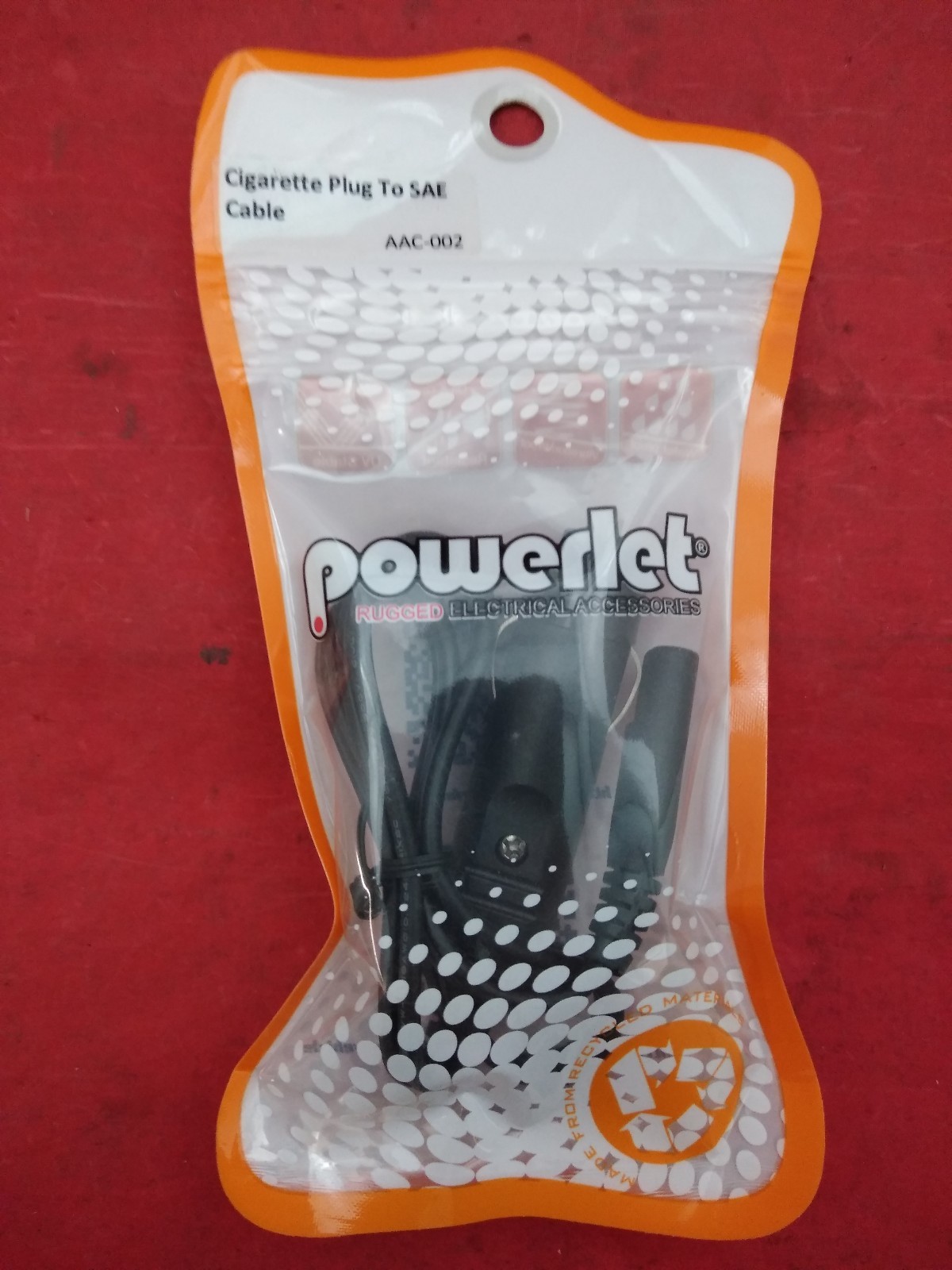 NEW POWERLET CIGARETTE PLUG TO SAE CABLE AAC-002 | eBay