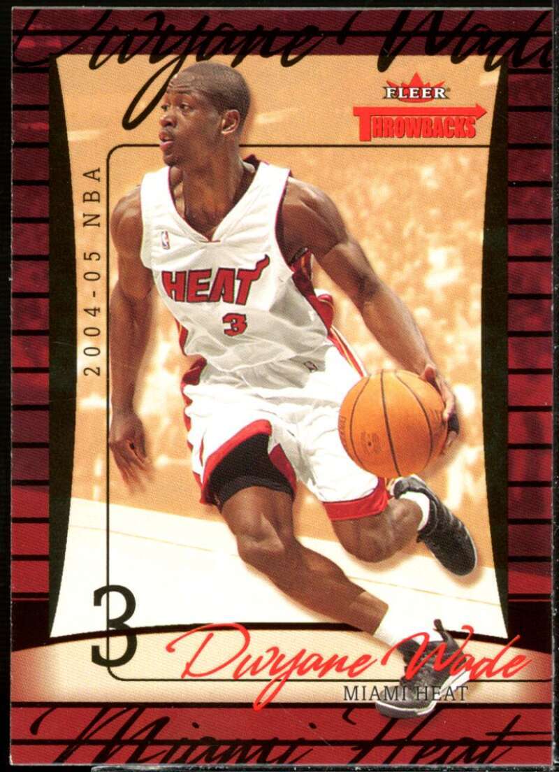 Dwyane Wade Card 2004-05 Fleer Throwbacks #54 | eBay