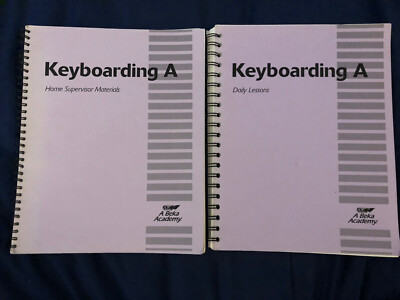 Abeka Keyboarding A Daily Lessons And Home Supervisor Materials | eBay