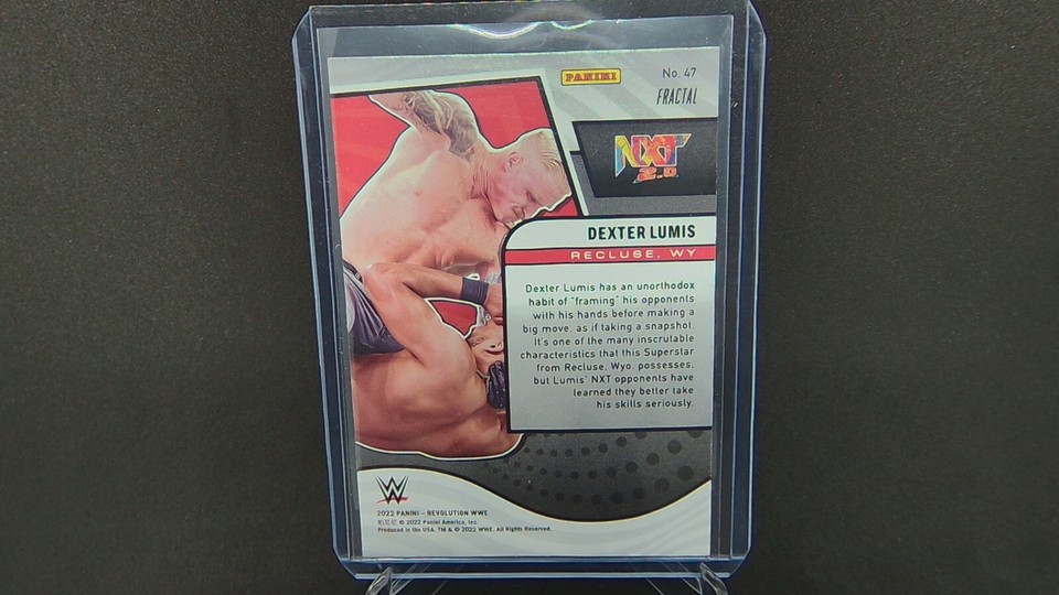 2022 Panini Revolution WWE Dexter Lumis - Fractal #47 | eBay