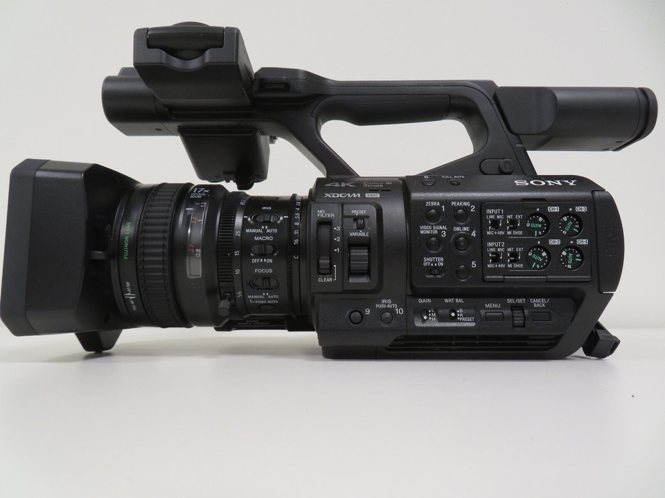 Sony PXW-Z280V camcorder 4K UHD XDCAM EXMOR-R w- power supply & remote ...