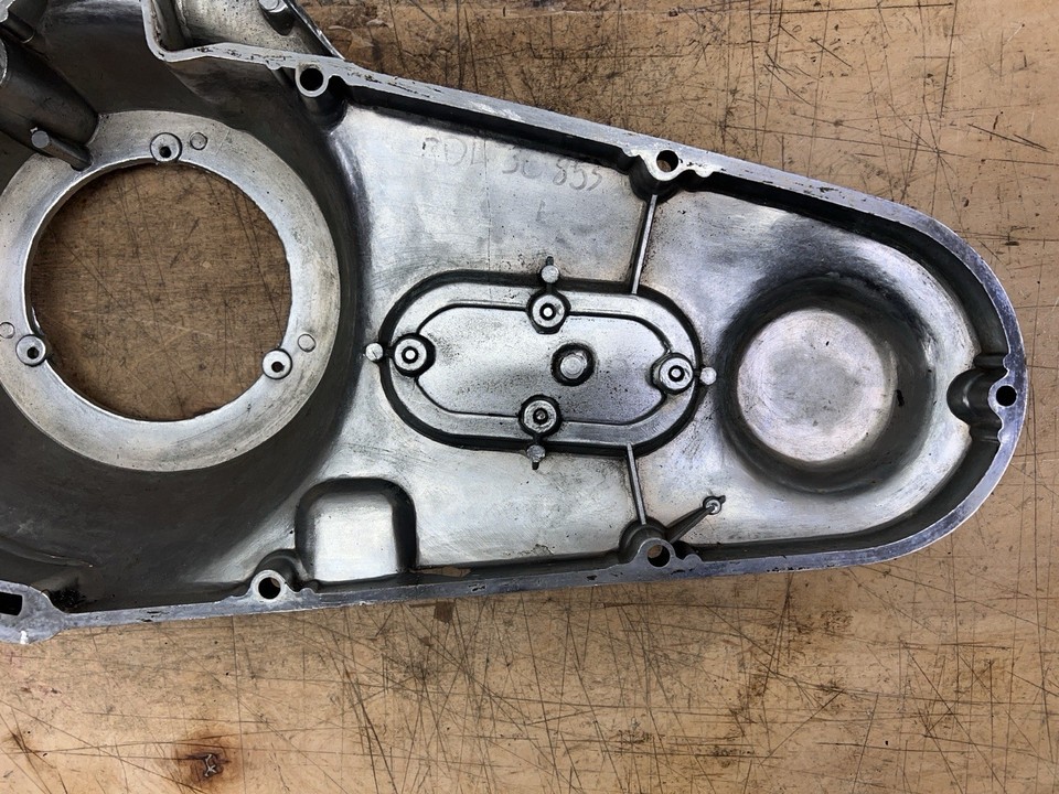 Harley Davidson Shovelhead FLH Outer Primary Cover W/ Floorboard Tab ...
