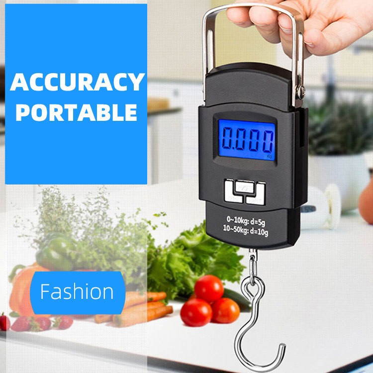 Portable LCD Digital Electronic Fishing Travel Luggage Hanging Weighing ...