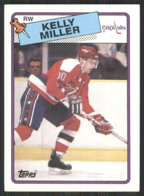 1988-89 Topps #130 Kelly Miller Washington Capitals 15179 | eBay