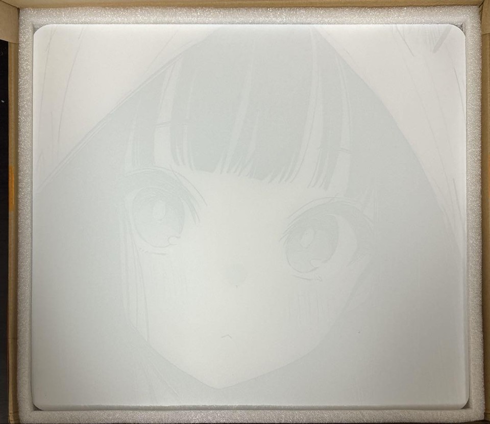 WALLHACK SP004 GLSSWRKS Akari Glass Mouse Pad 450x400mm Gaming Japan ...