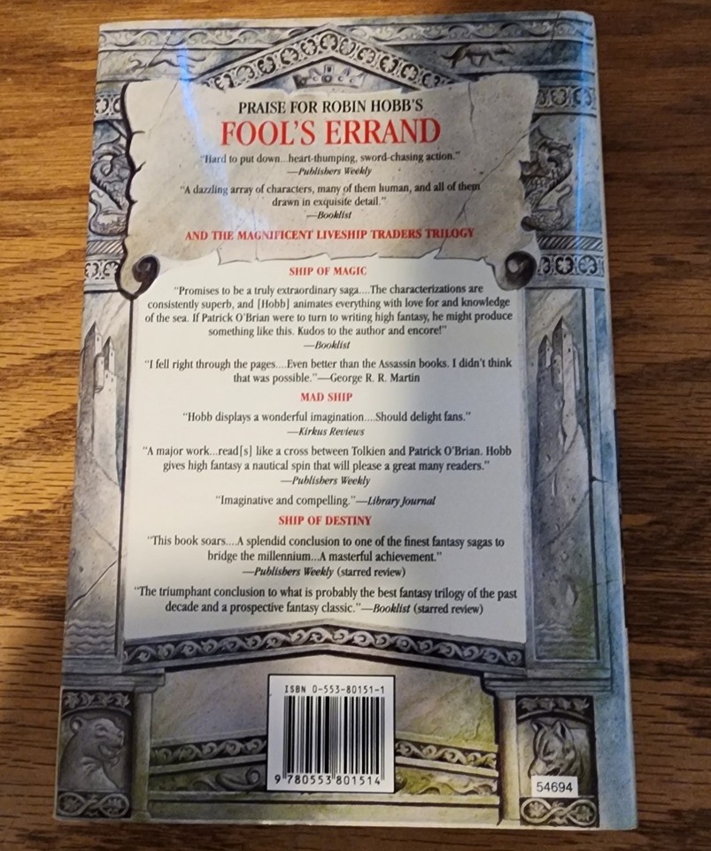 Signed Golden Fool by Robin Hobb (2003) BCE HC/DJ Vintage Fantasy | eBay