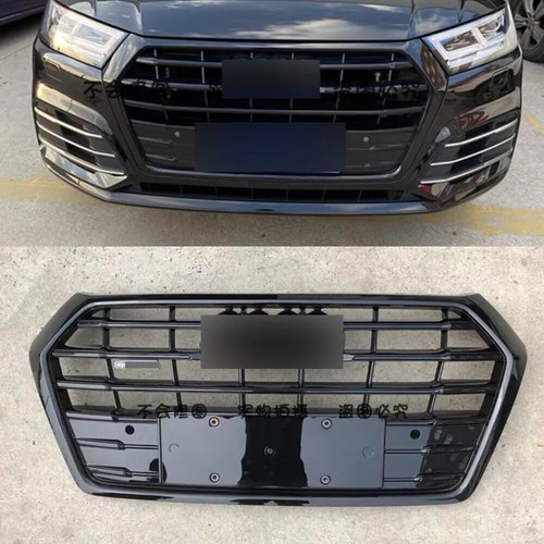 Front Bumper Grille Upper Mesh Grill For Q5 SQ5 2018 - 2020 Glossy ...