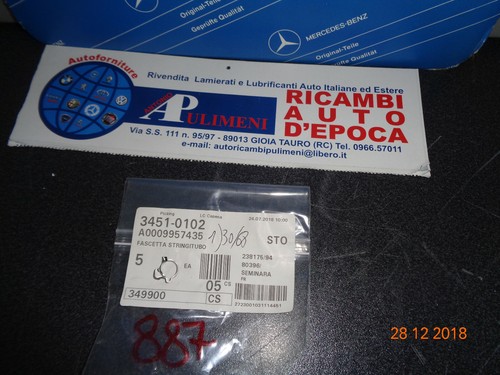 A0009957435 MERCEDES INJECTION SYSTEM STRAP OM629-OM642-OM646 | eBay