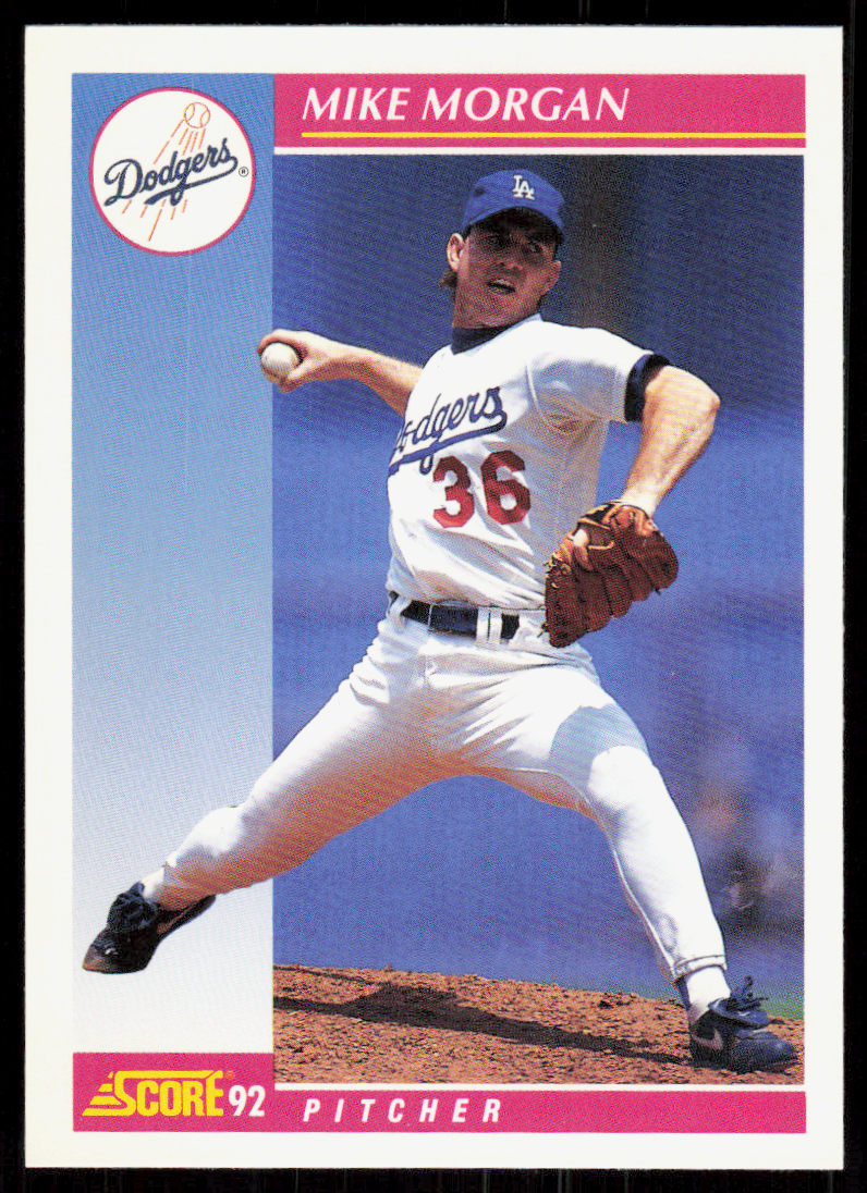1992 Score 171 Mike Morgan Los Angeles Dodgers | eBay