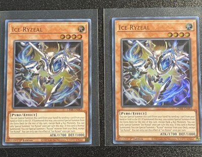Ice Ryzeal x2 Copies CRBR-EN003 Crossover Breakers 1st Edition | eBay