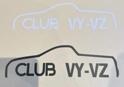 HOLDEN CLUB VY-VZ UTE WINDOW VINLY STICKER DECAL | eBay Australia