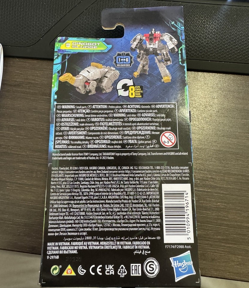 Transformers Legacy Evolution Core Class Dinobot Sludge Volcanicus ...