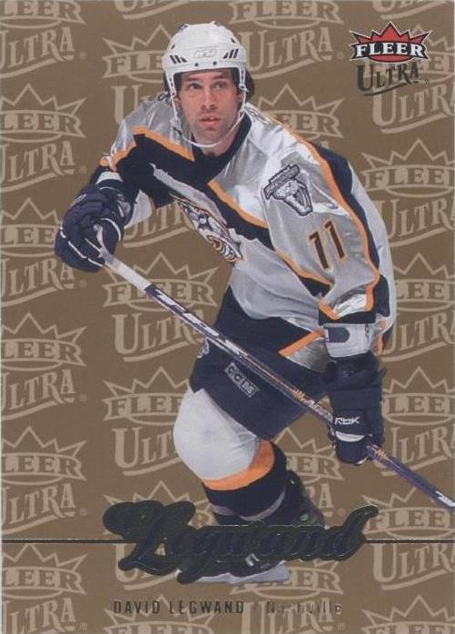 2007-08 Fleer Ultra - David Legwand #88 Gold Medallion Edition for sale ...