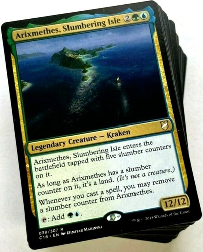 ***Custom Commander Deck*** Arixmethes, Slumbering Isle - Sea Monsters ...