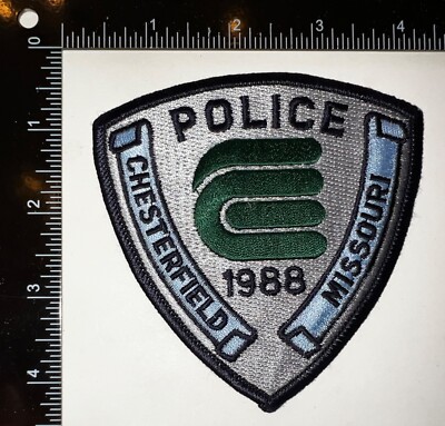Chesterfield Missouri MO Police Department Patch | eBay