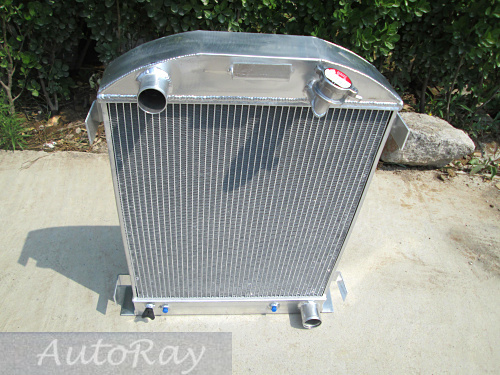 FORD HI-BOY RADIATOR GRILL SHELLS CHEVY ENGINE 1932 32 3ROW 650mm ...