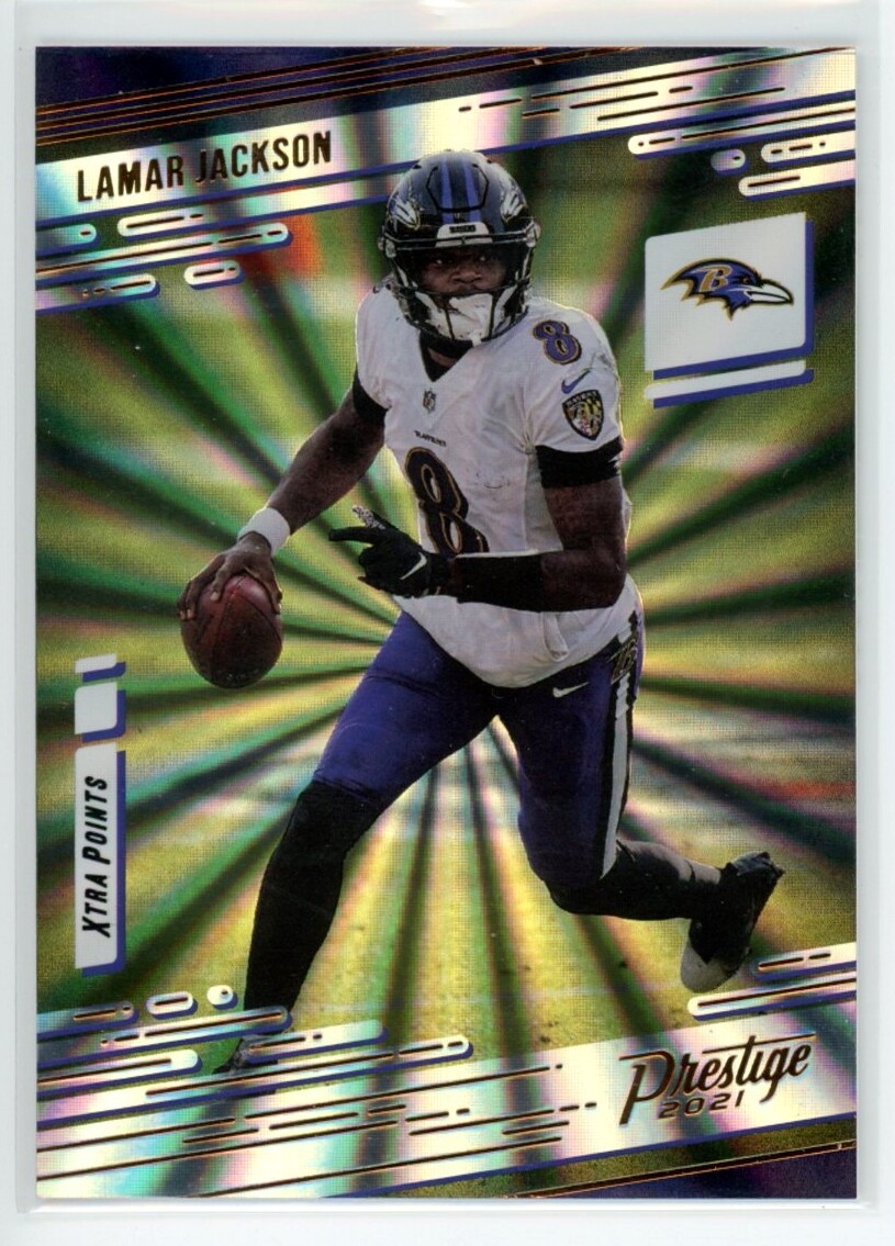 LAMAR JACKSON 2021 PANINI PRESTIGE XTRA POINTS PARALLEL RAVENS SP | eBay