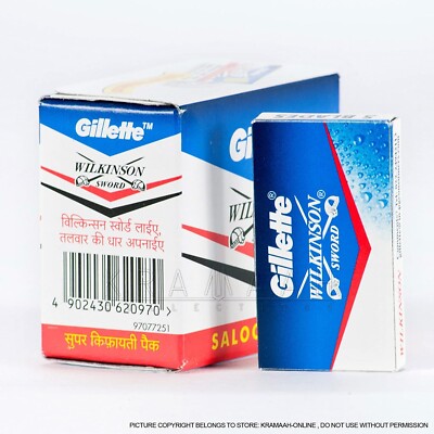 100-x-GILLETTE-WILKINSON-SWORD-BLADES-Double-Edge-Razor-Blades | eBay ...