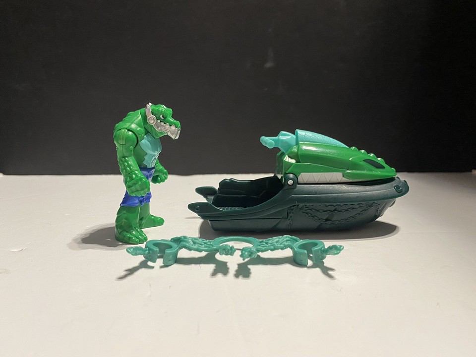 Imaginext DC Super Friends K. Killer Croc Figure & Swamp Jet Ski & Arm ...