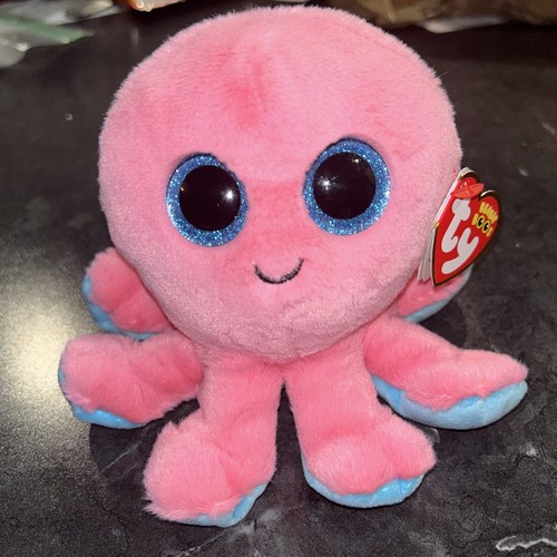 TY Beanie Boos - SHELDON the Octopus (Glitter Eyes) (6 inch) NWT | eBay