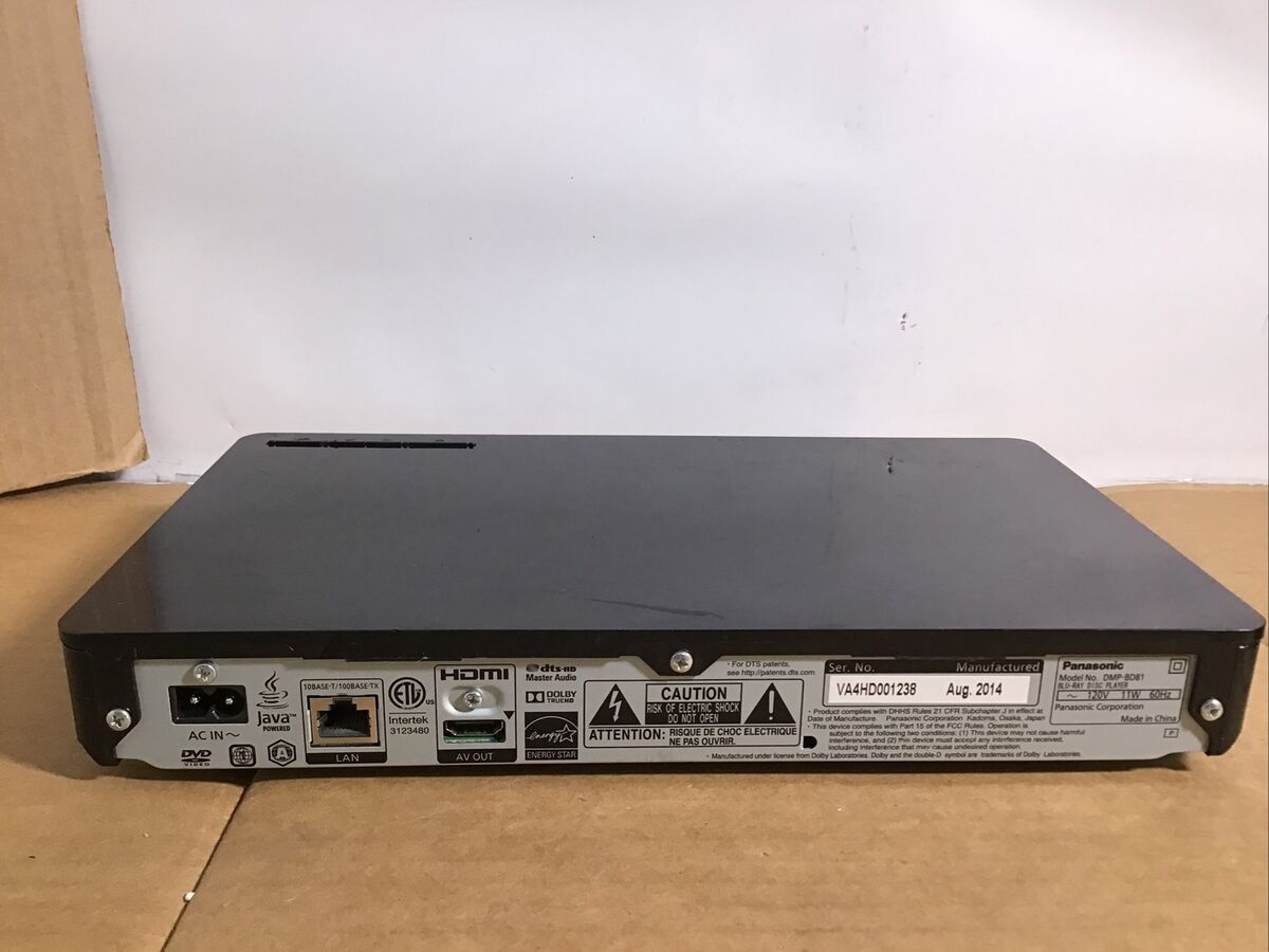 PANASONIC DMP-BD81 SMART NETWORK BLURAY DISC DVD PLAYER | eBay PANASONIC DMP-BD81 SMART NETWORK BLURAY DISC DVD PLAYER | eBay