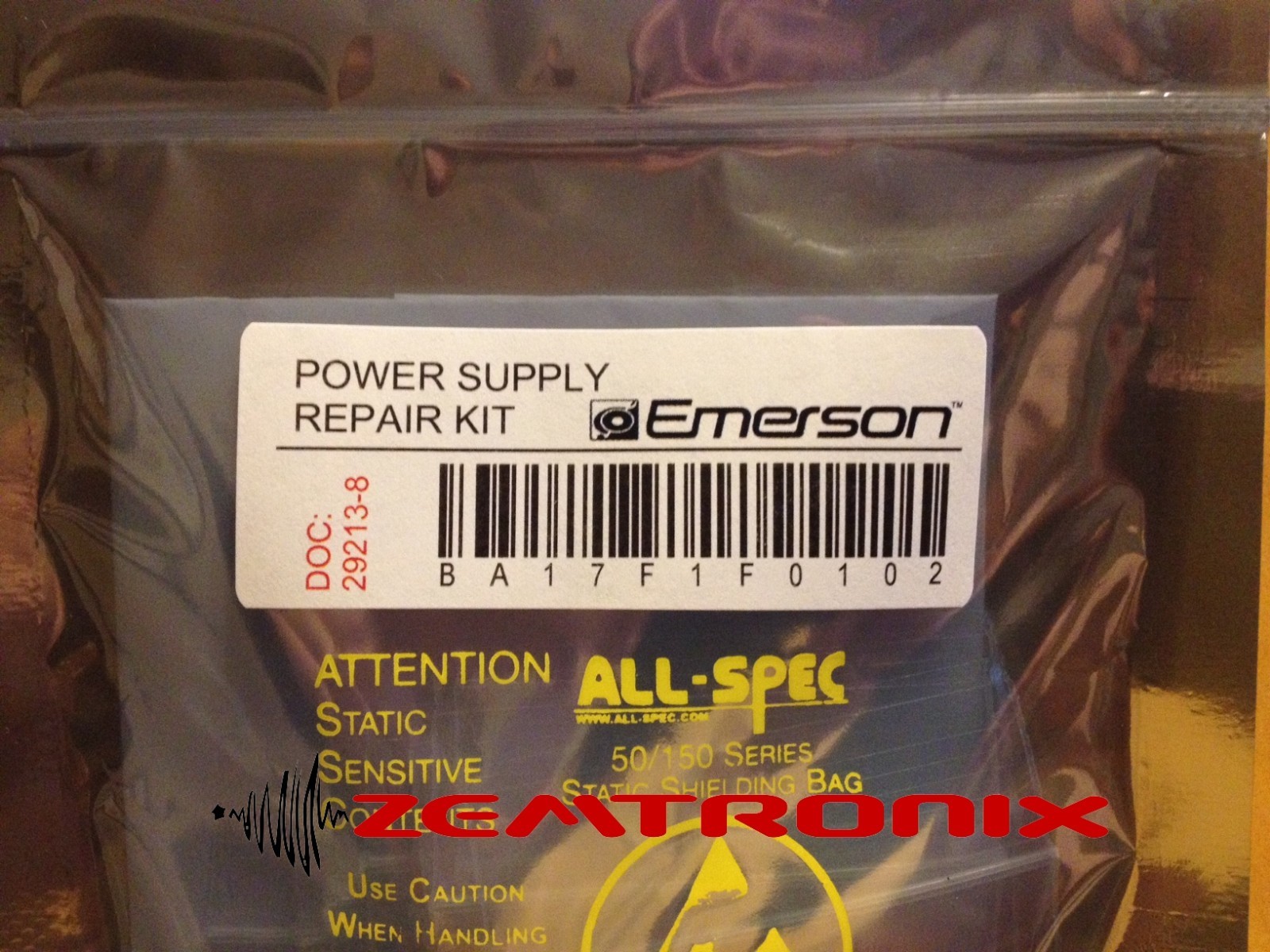 EMERSON Power Supply Repair Kit BA17F1F0102 (12 parts, factory kit) | eBay