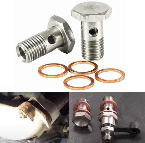 Fuel Pump Pressure Banjo Bolt & Washer Kit for Ford 6.0L 6.4L ...