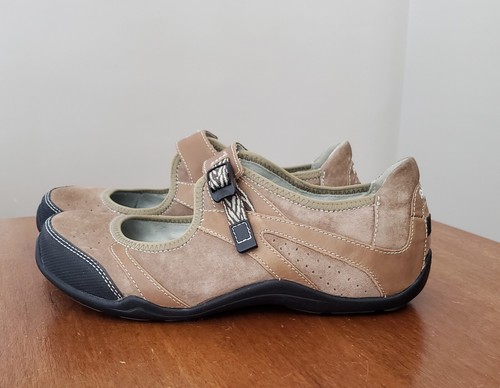Ahnu Benicia Mary Jane 7.5 Brown Suede Shoes | eBay