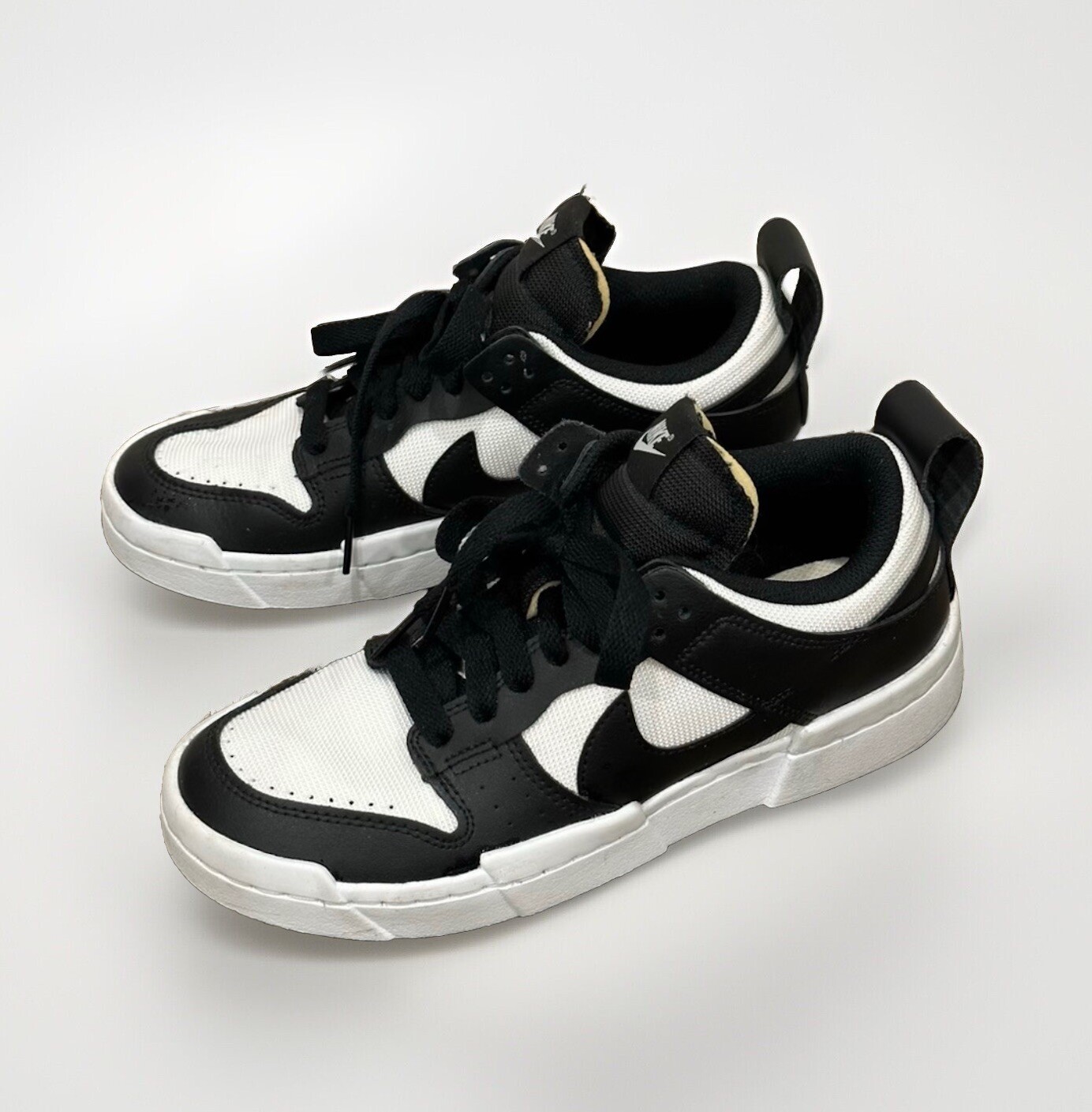 Nike Dunk Low Disrupt Black & White W size 8 CК6654-1… - Gem