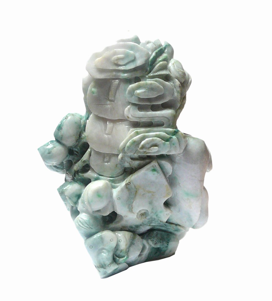 Chinese Natural Jade Stone Carved Display Art vs057 | eBay