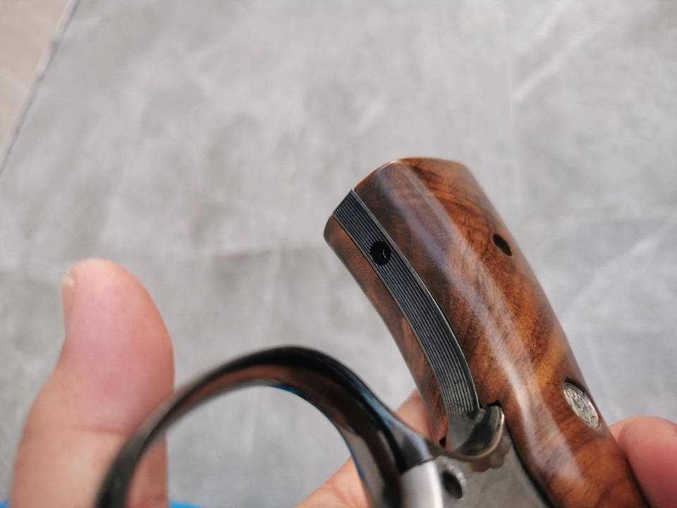 RETRO GRIPS FOR S&W N FRAME SQUARE BUTT FANCY WALNUT BEAUTIFUL GRAIN ...