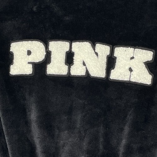 Victorias Secret PINK fluffy Robe Super Soft With Dog And PINK Logo XS ...