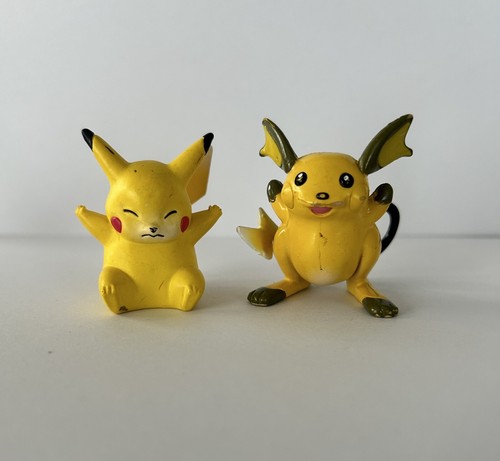 Vintage 1999 TOMY Pokémon Action Figures Pikachu And Raichu | eBay