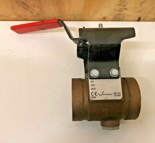 Victaulic Grooved Butterfly Valve V024362211 2.5" 300 PSI | eBay
